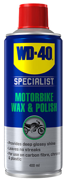 WD40 SPECIALIST MOTORBIKE WAX POLISH 400ML FMK Rustproofing